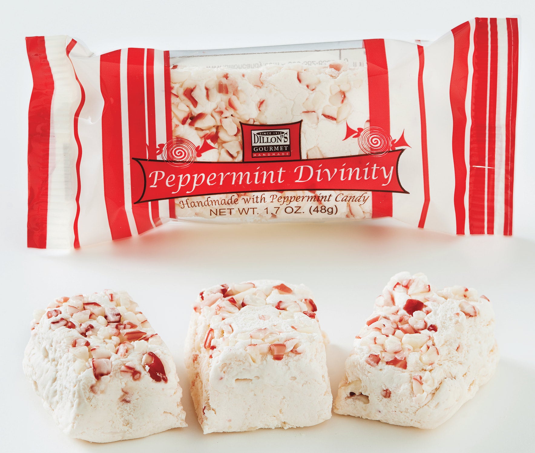 Peppermint Divinity, 1.7 oz (Box of 18) | Dillon Candy Company